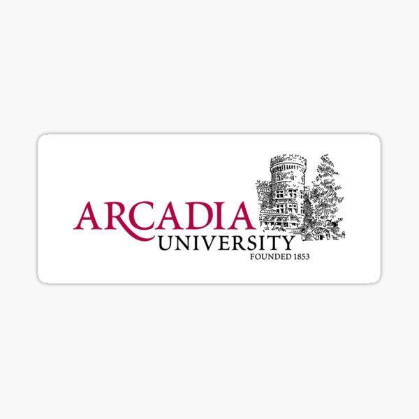 "Arcadia University logo" Sticker for Sale by jams5455 | Redbubble