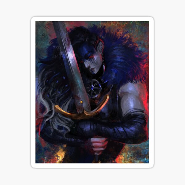"Yasha " Sticker for Sale by CaioSantos | Redbubble