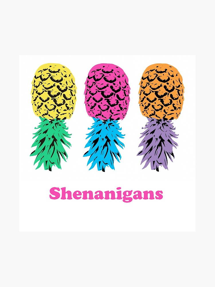 "Shenanigans" Sticker for Sale by nealstarkey | Redbubble