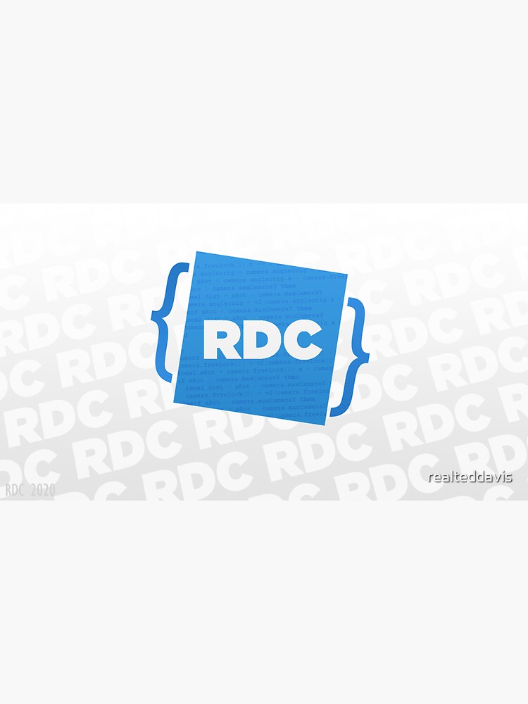 "RDC 2020 Logo" Sticker for Sale by realteddavis | Redbubble