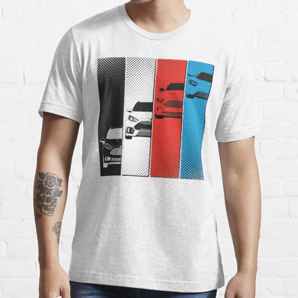 "Fast Fords (Color)" T-shirt for Sale by AutomotiveArt | Redbubble ...