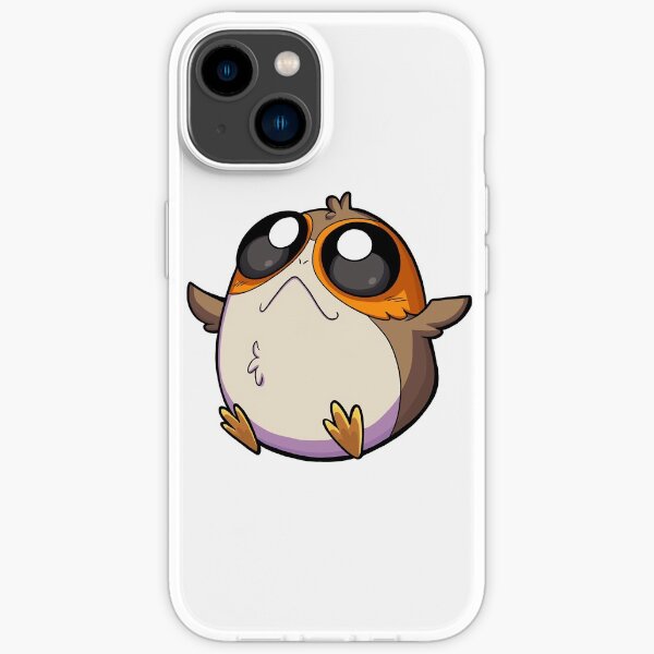 "Cute Porg" iPhone Case for Sale by kickgirl | Redbubble