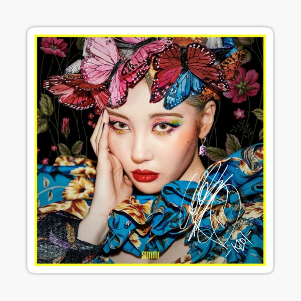 "SUNMI 선미 - Lalalay (With PRINTED Autograph)" Sticker by ...