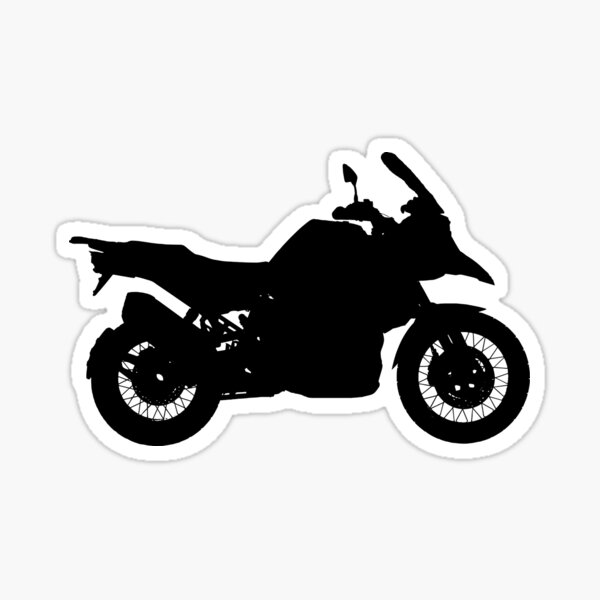 "R 12 fiddy G-yes ADV Beemer (Black)" Sticker for Sale by rideybikes ...