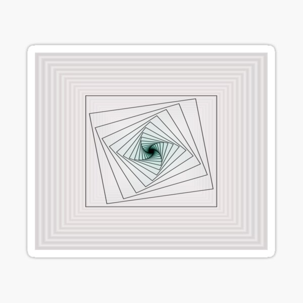 "Simple Spiral" Sticker for Sale by brupelo | Redbubble