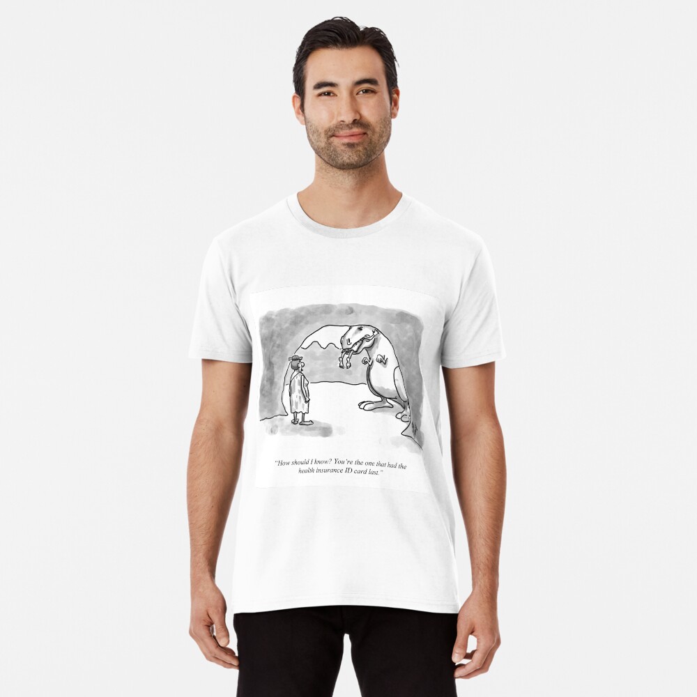 "Funny Caveman Marriage Healthcare Cartoon Humor" Art Print for Sale by ...