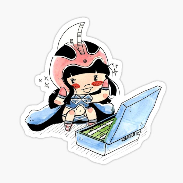 "Chichi Chibi" Sticker by albadealba | Redbubble