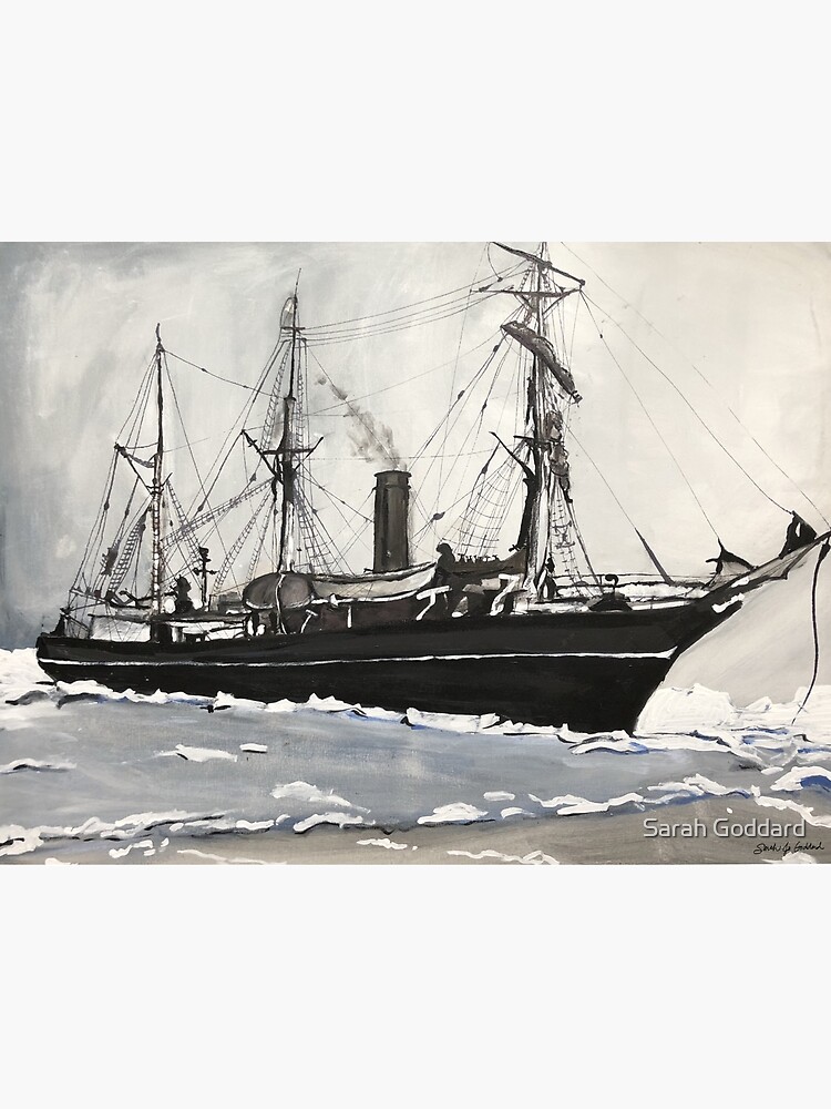 "Shackleton’s Endurance Ship Painting" Art Print for Sale by ...