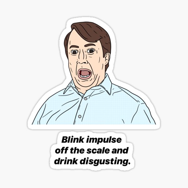 "MARK CORRIGAN | BLINK IMPULSE" Sticker by tommytyrer | Redbubble