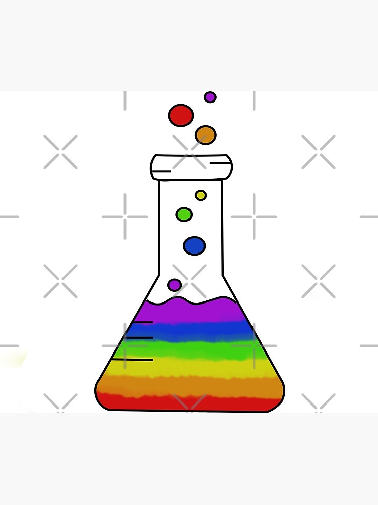 "Rainbow Flask" Poster for Sale by BernadetteG | Redbubble