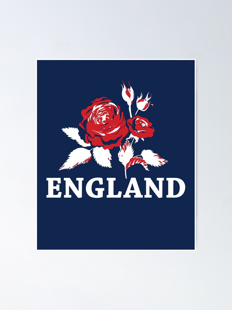 "England Rugby (Rose)" Poster for Sale by countercolour | Redbubble