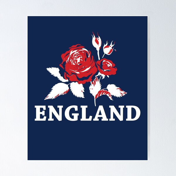"England Rugby (Rose)" Poster for Sale by countercolour | Redbubble