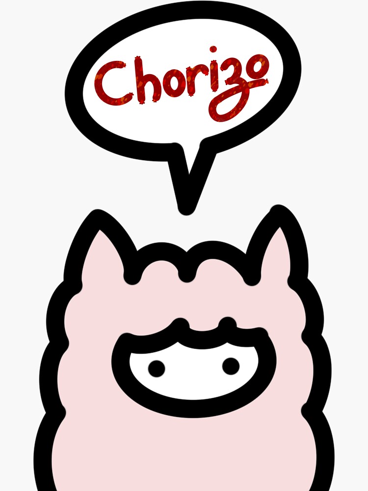 "Chorizo!" Sticker by Tatsurii | Redbubble