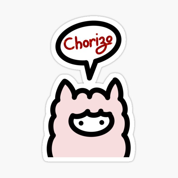 "Chorizo!" Sticker by Tatsurii | Redbubble
