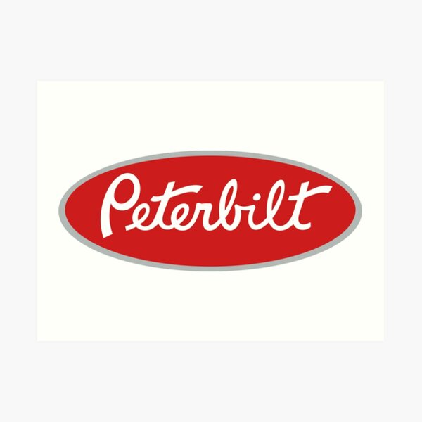 "peterbilt merch" Art Print for Sale by pertera | Redbubble
