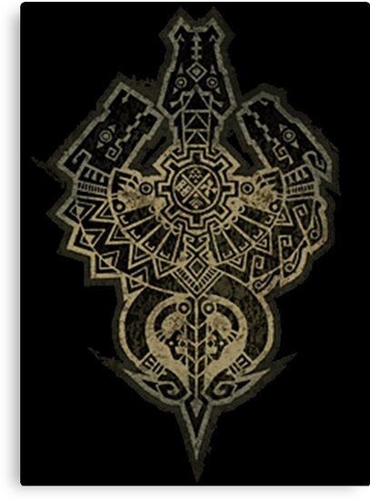 "Monster Hunter Tri Symbol" Canvas Print by JordiRapture36 | Redbubble