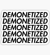 Demonetized Stickers | Redbubble