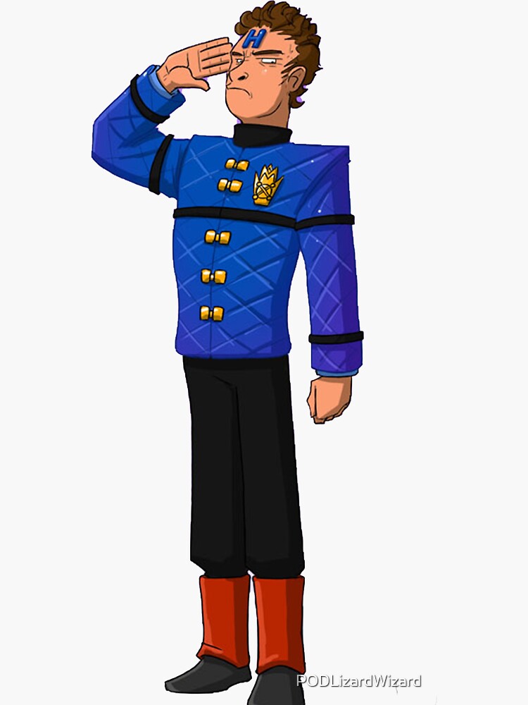 "Arnold J Rimmer Salute" Sticker for Sale by PODLizardWizard | Redbubble