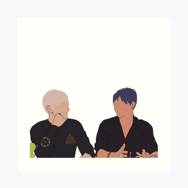 "Sam and Colby" Art Print for Sale by amalieedits | Redbubble