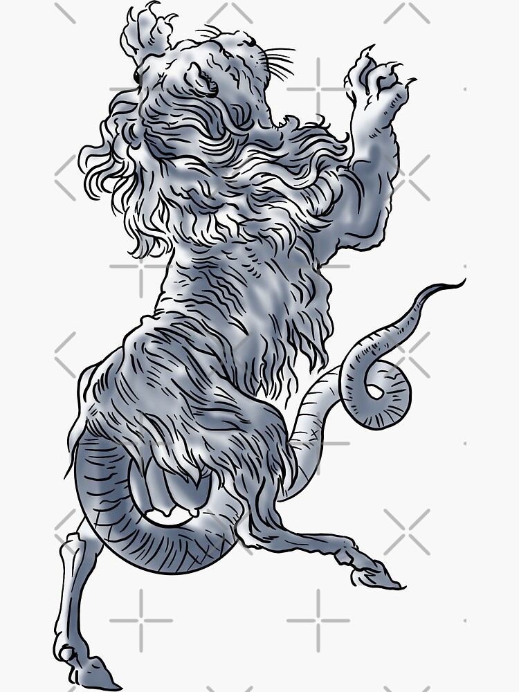 "Chimera" Sticker for Sale by Borapronobis | Redbubble