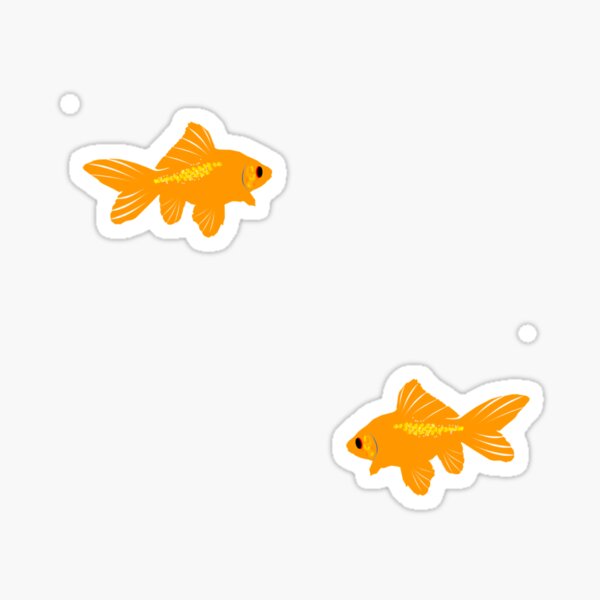 "Goldfish" Sticker by Hendo98 | Redbubble