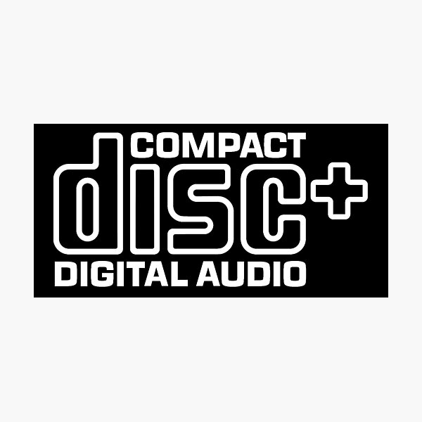 "Compact Disc logo" Photographic Print by ndaqb | Redbubble