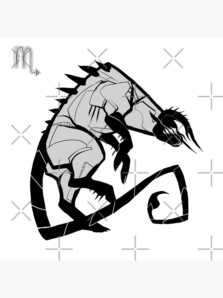 "DoubleZodiac - Scorpio Ox" Photographic Print by Disasters | Redbubble