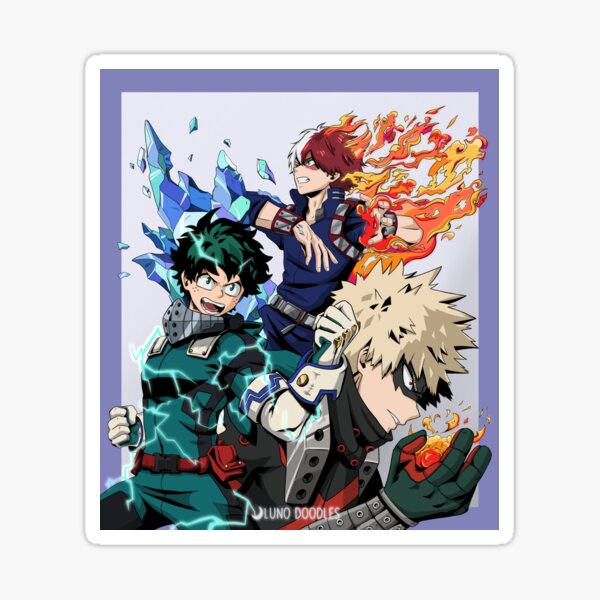 "The Trio" Sticker by Luno-Doodles | Redbubble