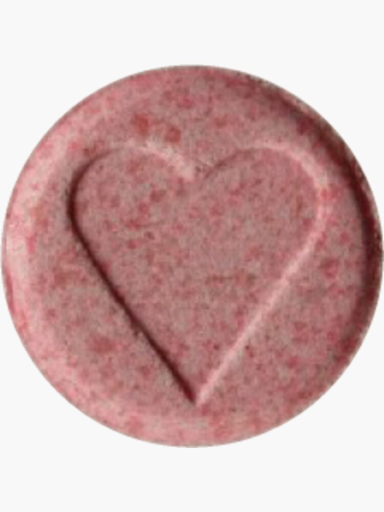 "Heart taz of ecstasy" Sticker for Sale by dumontbast | Redbubble