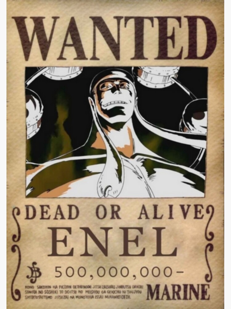 "Enel wanted poster" Sticker for Sale by dumontbast | Redbubble