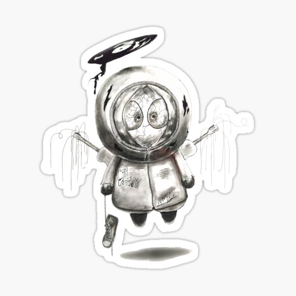 "South Park Kenny" Sticker by nemfisart | Redbubble