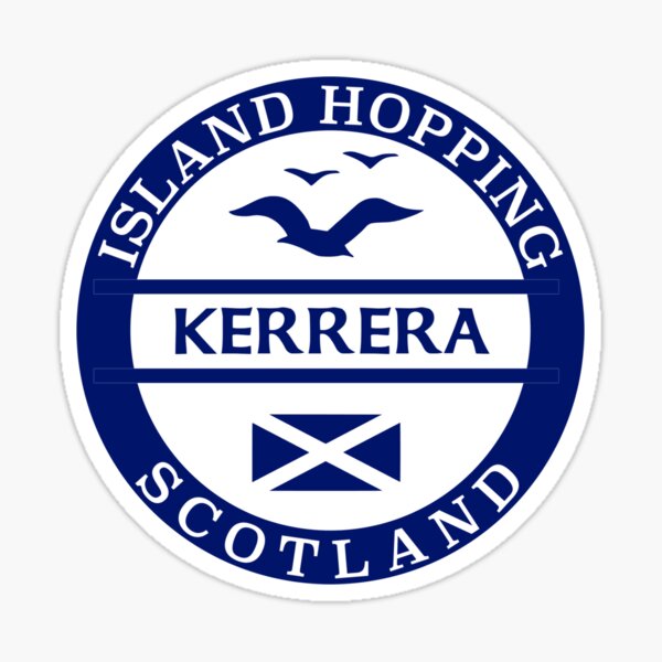 "Island Hopping Kerrera, Scottish Islands Sticker" Sticker for Sale by ...