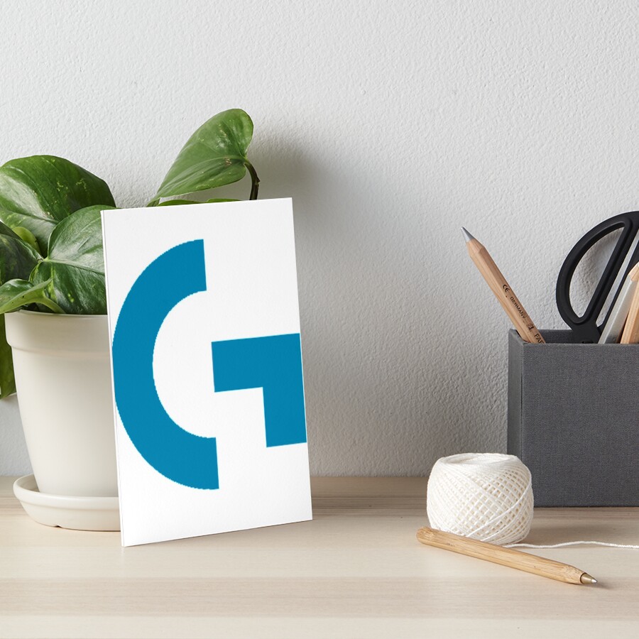 "Logitech Logo" Art Board Print for Sale by lost9874 | Redbubble