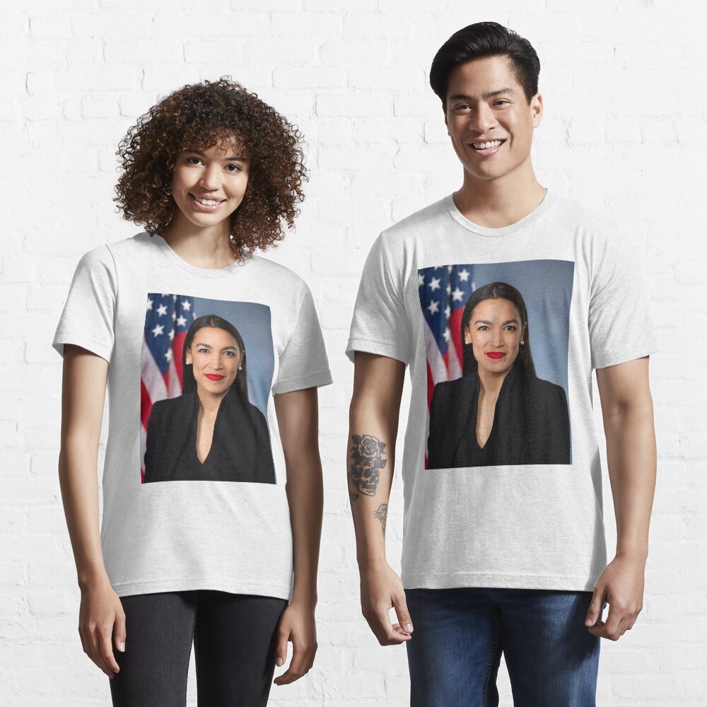 "Alexandria Ocasio Cortez AOC Portrait Photo" T-shirt for Sale by ...