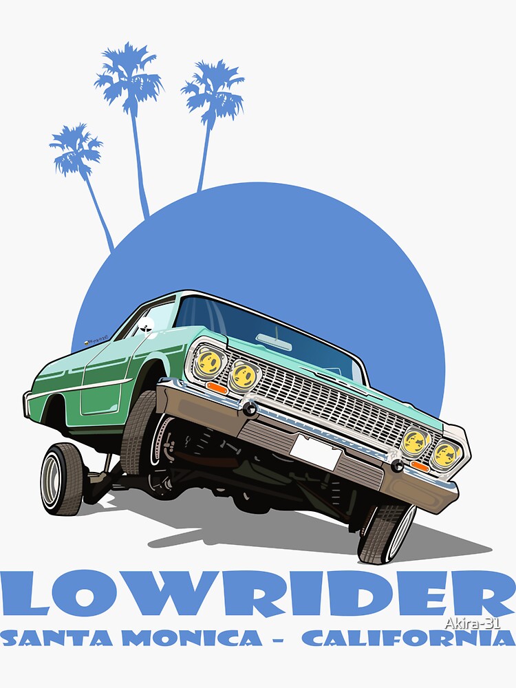 "Lowrider" Sticker for Sale by Akira-31 | Redbubble