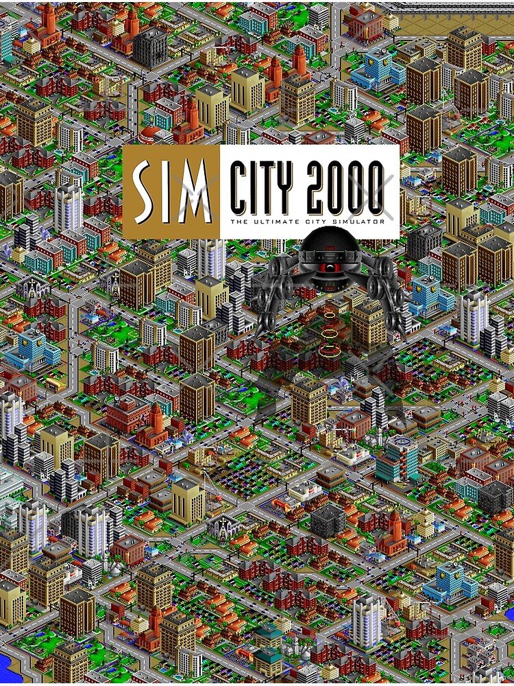 "SimCity 2000 Sim City Zoom - HD" Poster for Sale by hangman3d | Redbubble