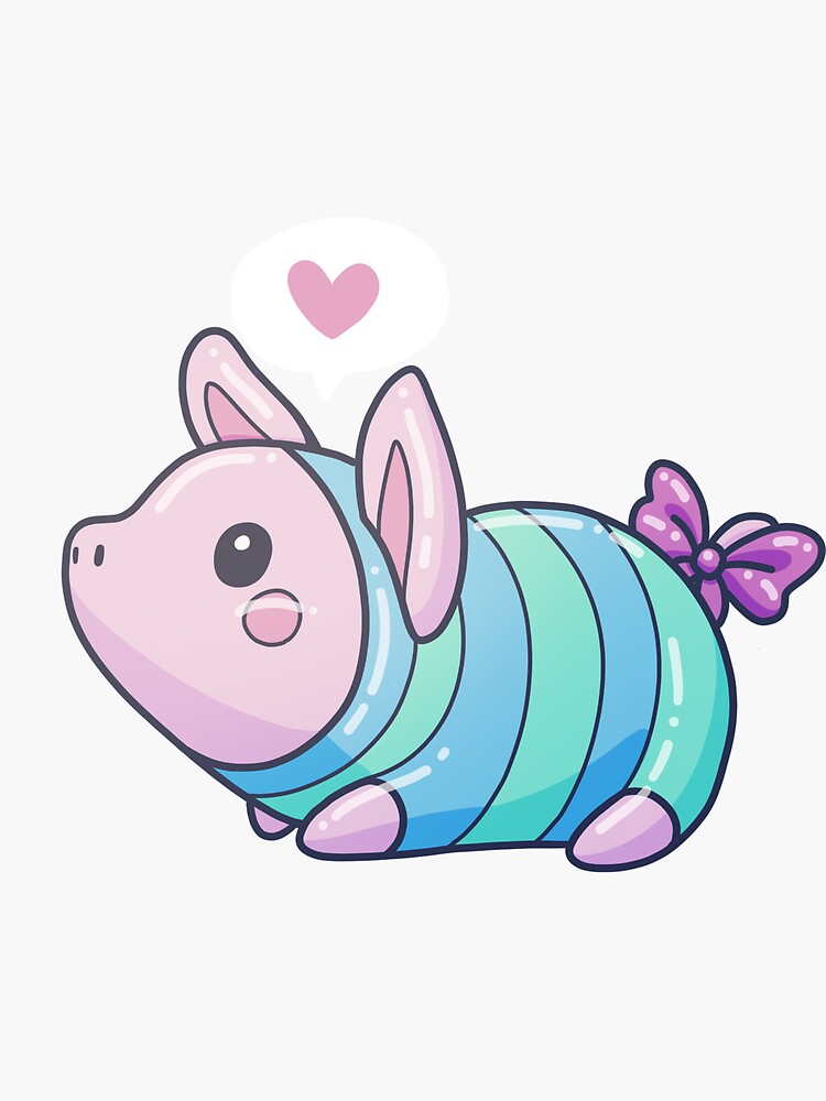"Poogie" Sticker for Sale by PeachiePanda | Redbubble