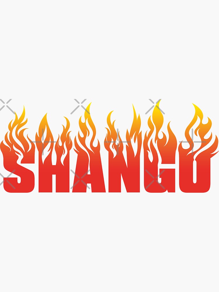 "Shango Fuego 01" Sticker for Sale by Stanneman | Redbubble