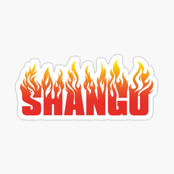 "Shango Fuego 01" Sticker for Sale by Stanneman | Redbubble