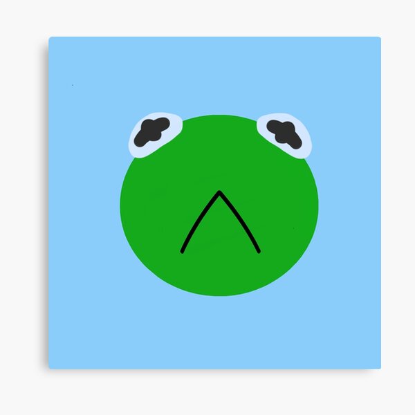 Sad Frog Canvas Prints | Redbubble