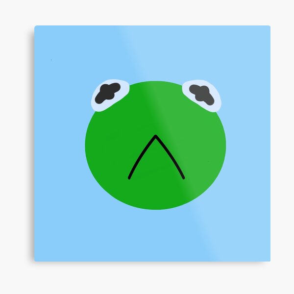 Sad Frog Metal Prints | Redbubble