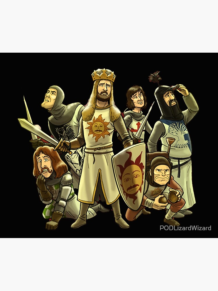 "Monty's Knights of The Round Table" Poster for Sale by PODLizardWizard ...