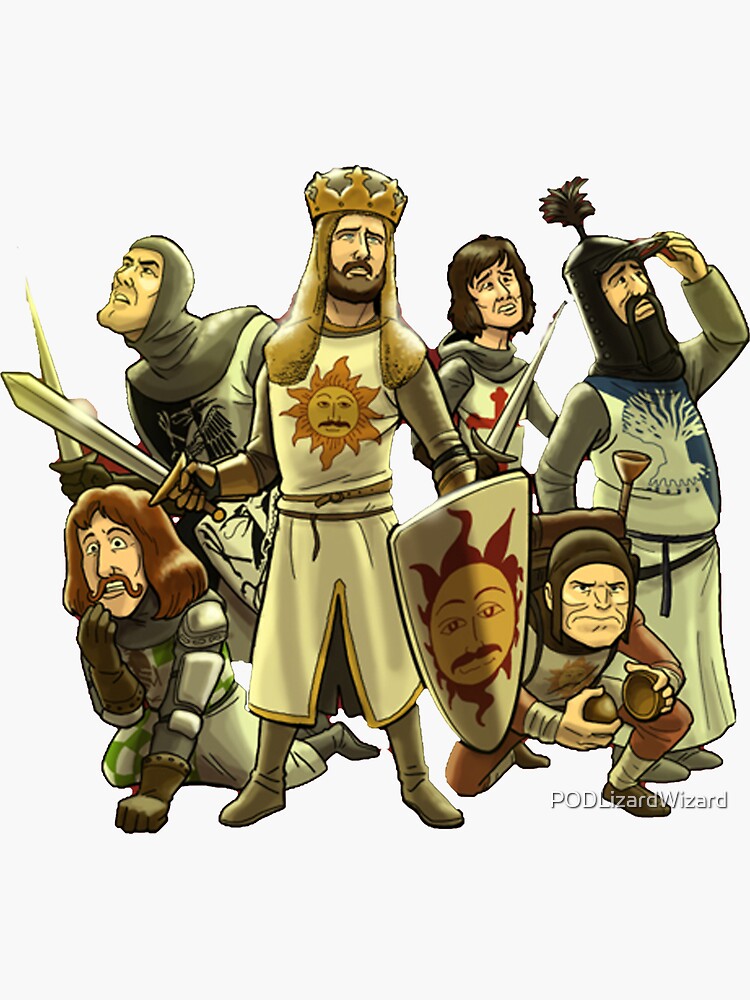 "Monty's Knights of The Round Table" Sticker for Sale by ...