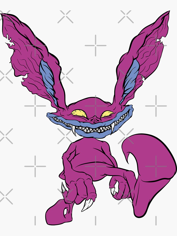 "Ickis" Sticker for Sale by cheechardman | Redbubble