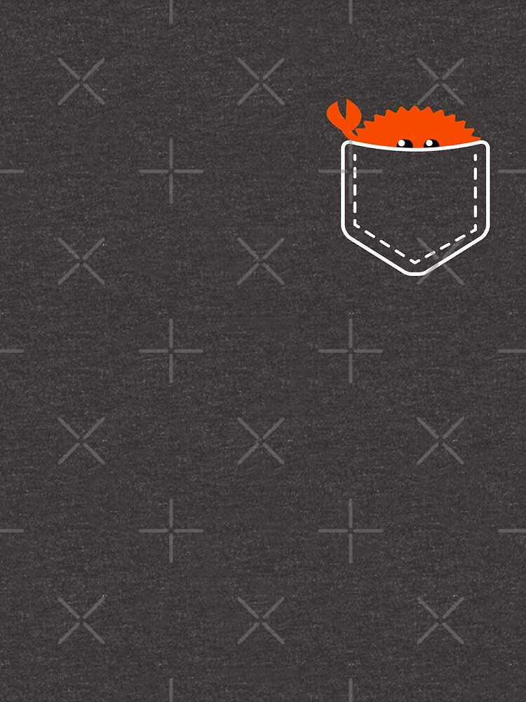 "rust ferris pocket t-shirt light" T-shirt for Sale by leesander ...