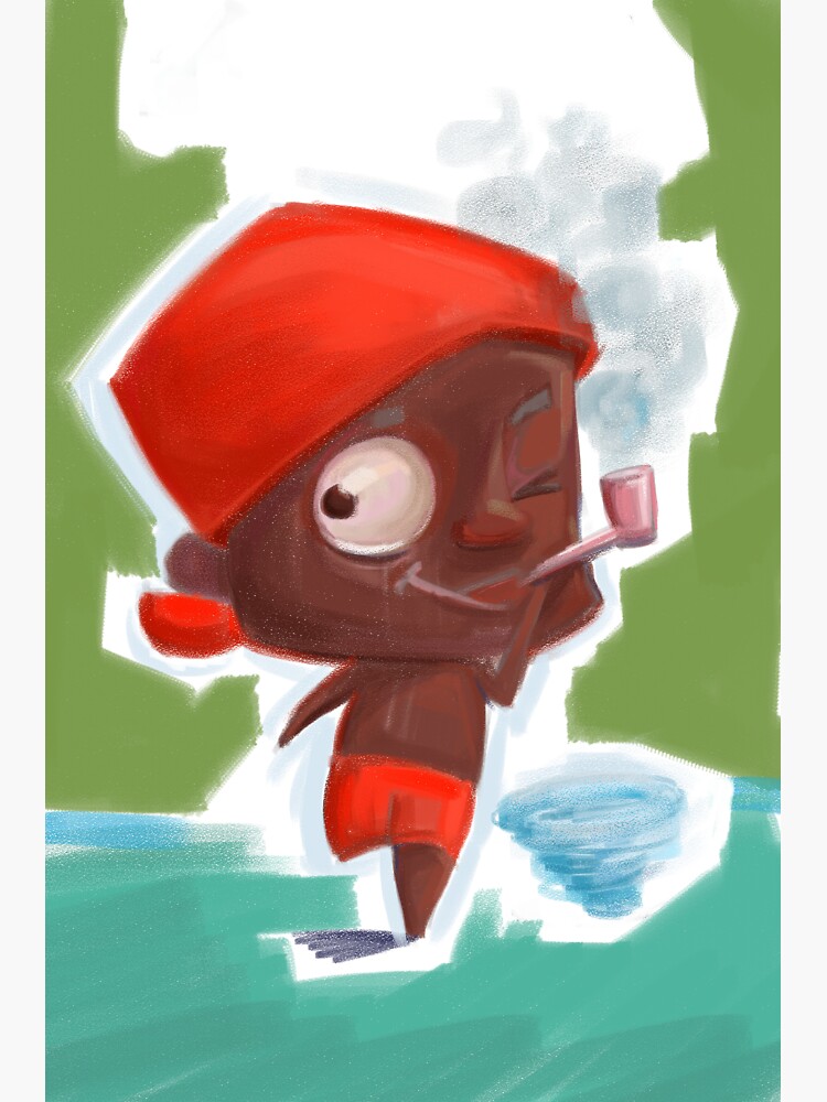 "Saci, a legend of Brazilian folklore" Sticker for Sale by ...