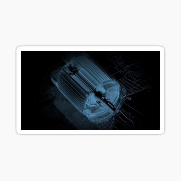 "engine" Sticker for Sale by SusiMalt | Redbubble