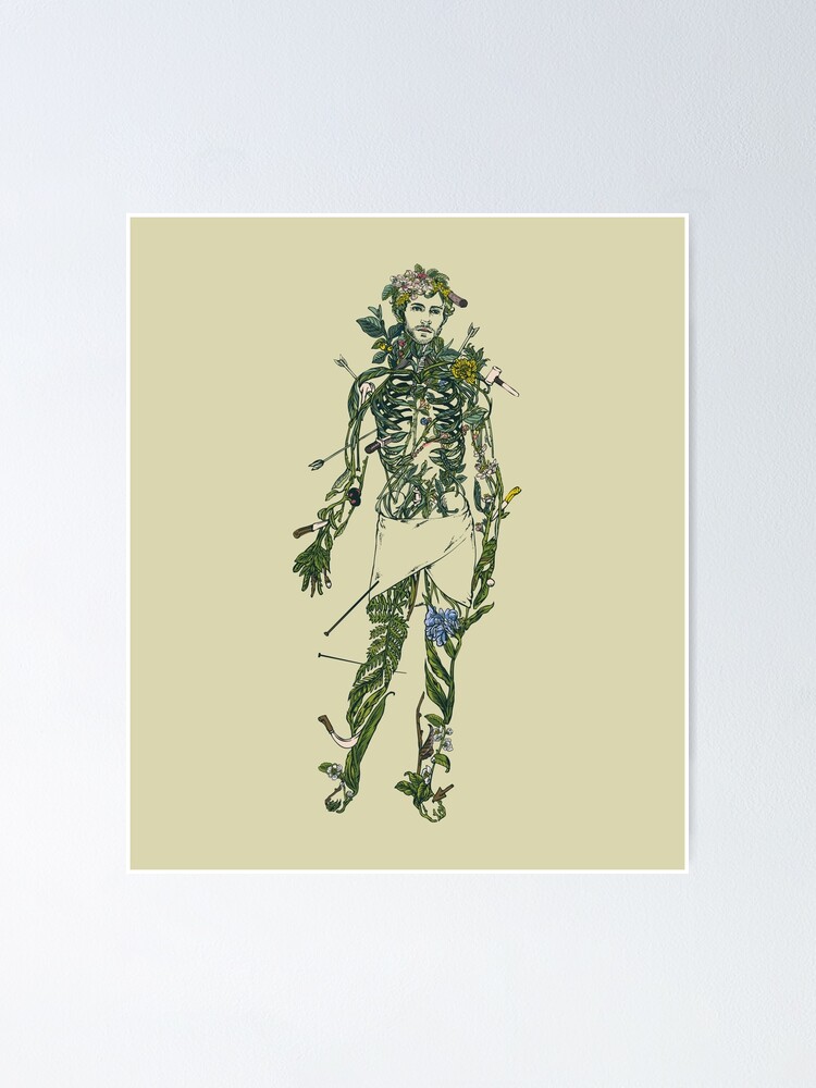 "Wound Man" Poster for Sale by Huebucket | Redbubble