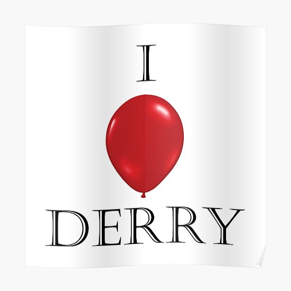 "Scary Derry Balloon" Poster by magentasponge | Redbubble