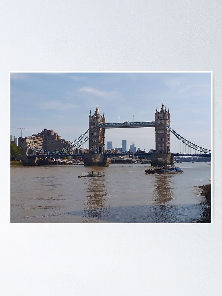 "Tower Bridge Landscape" Poster by Shellphiehead | Redbubble